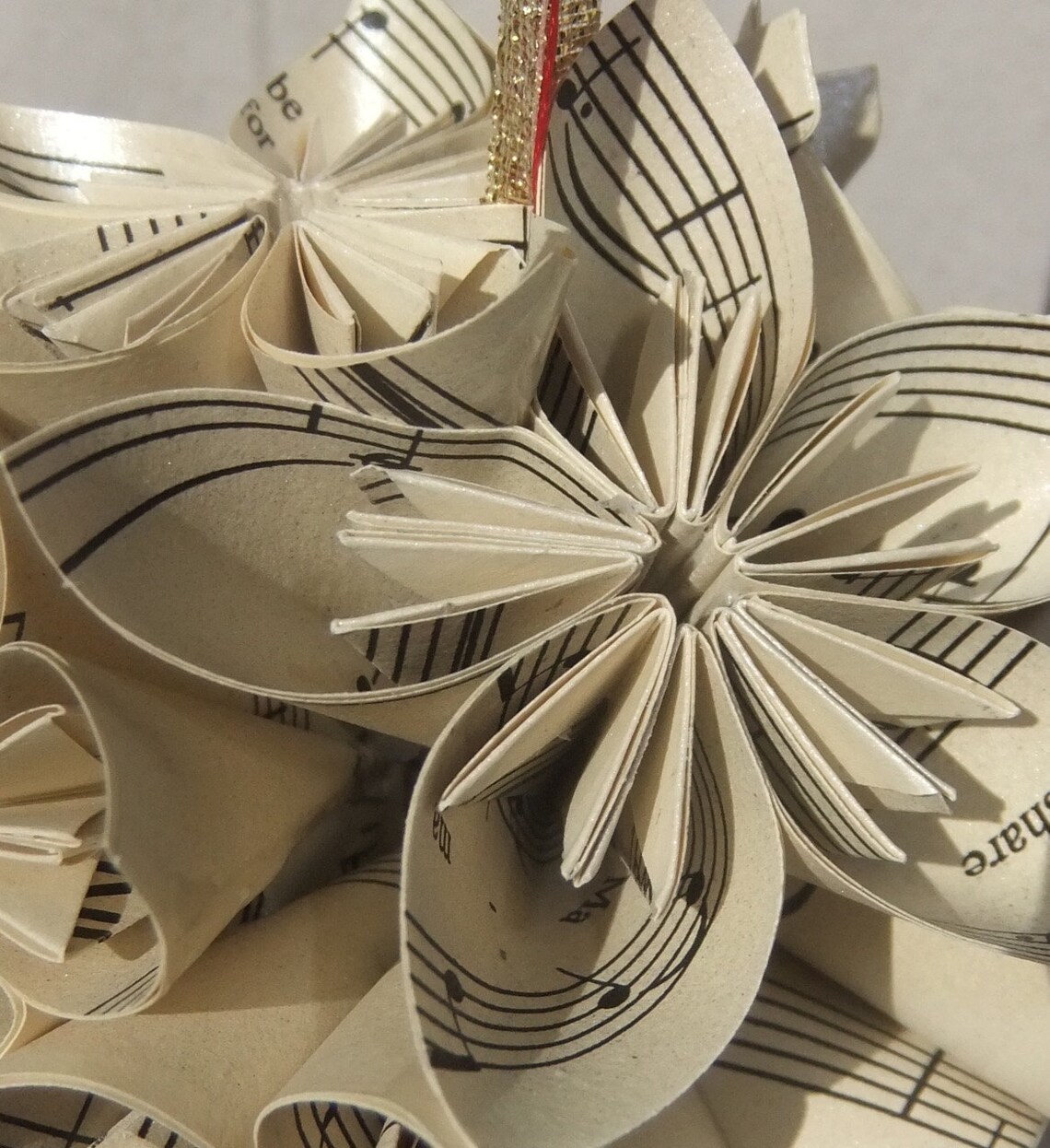 Custom Sheet Music Christmas Ornament Large Size Made to Order - Etsy