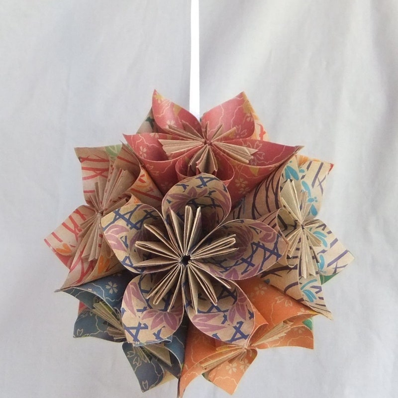 Rustic Brown Origami Paper - Etsy