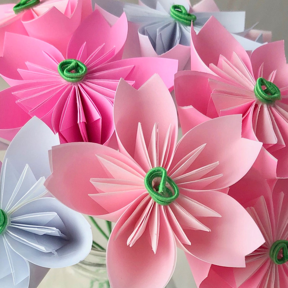 Cherry Blossom Paper Flower Bouquet | Etsy