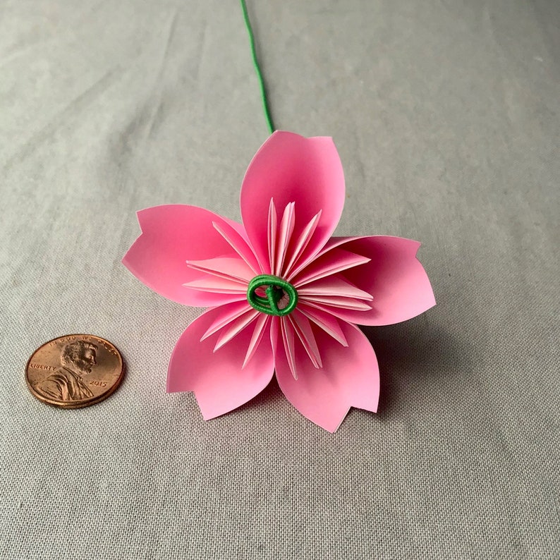 Cherry Blossom Paper Flower Bouquet | Etsy