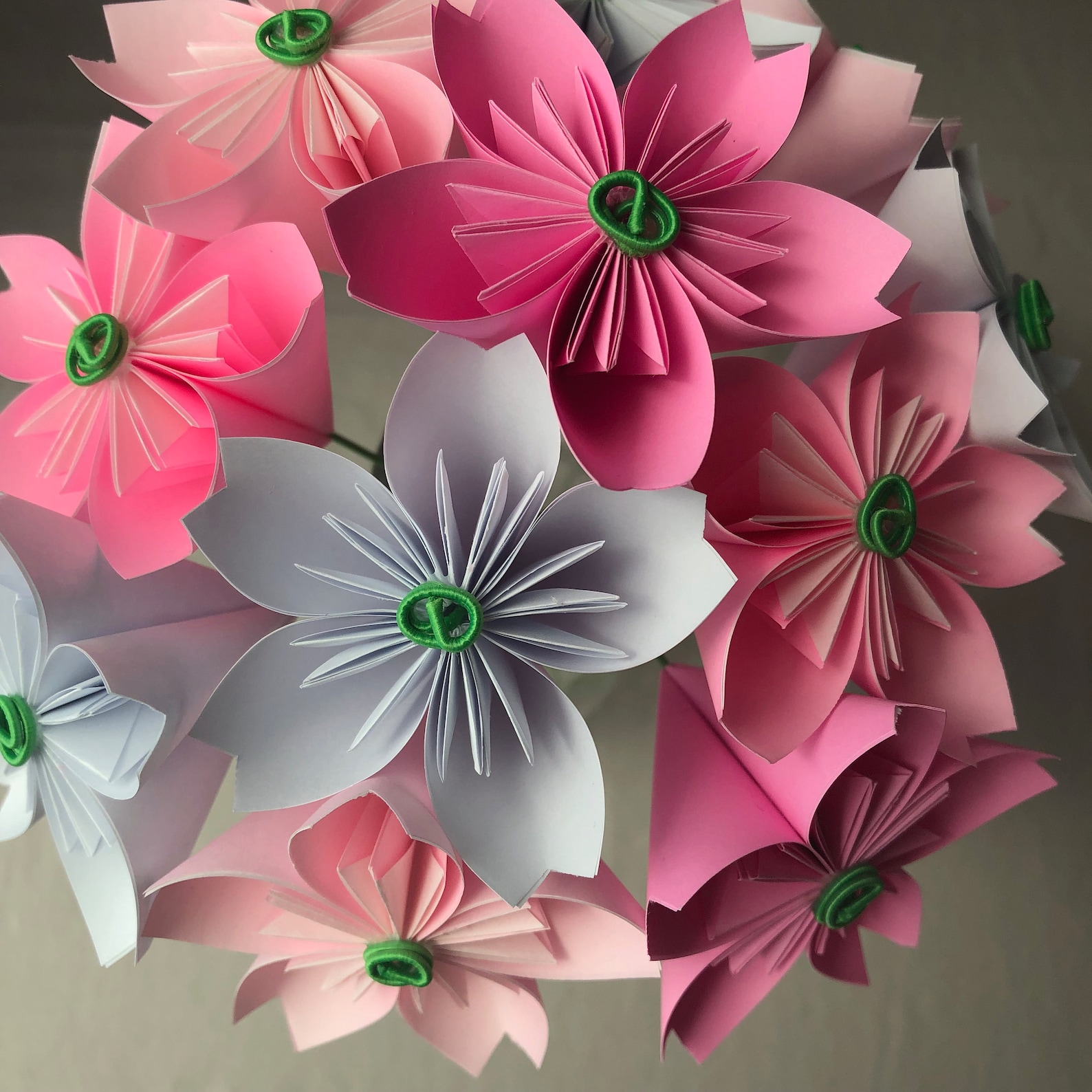 Cherry Blossom Paper Flower Bouquet - Etsy