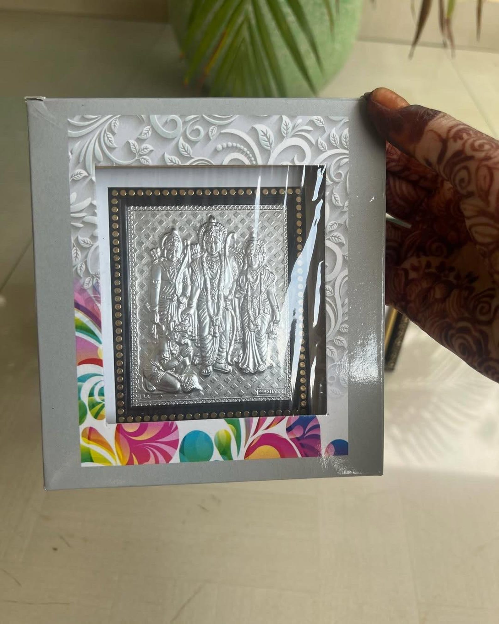 999 Pure Silver Plated Indian God Frames : Religious Gift - Etsy