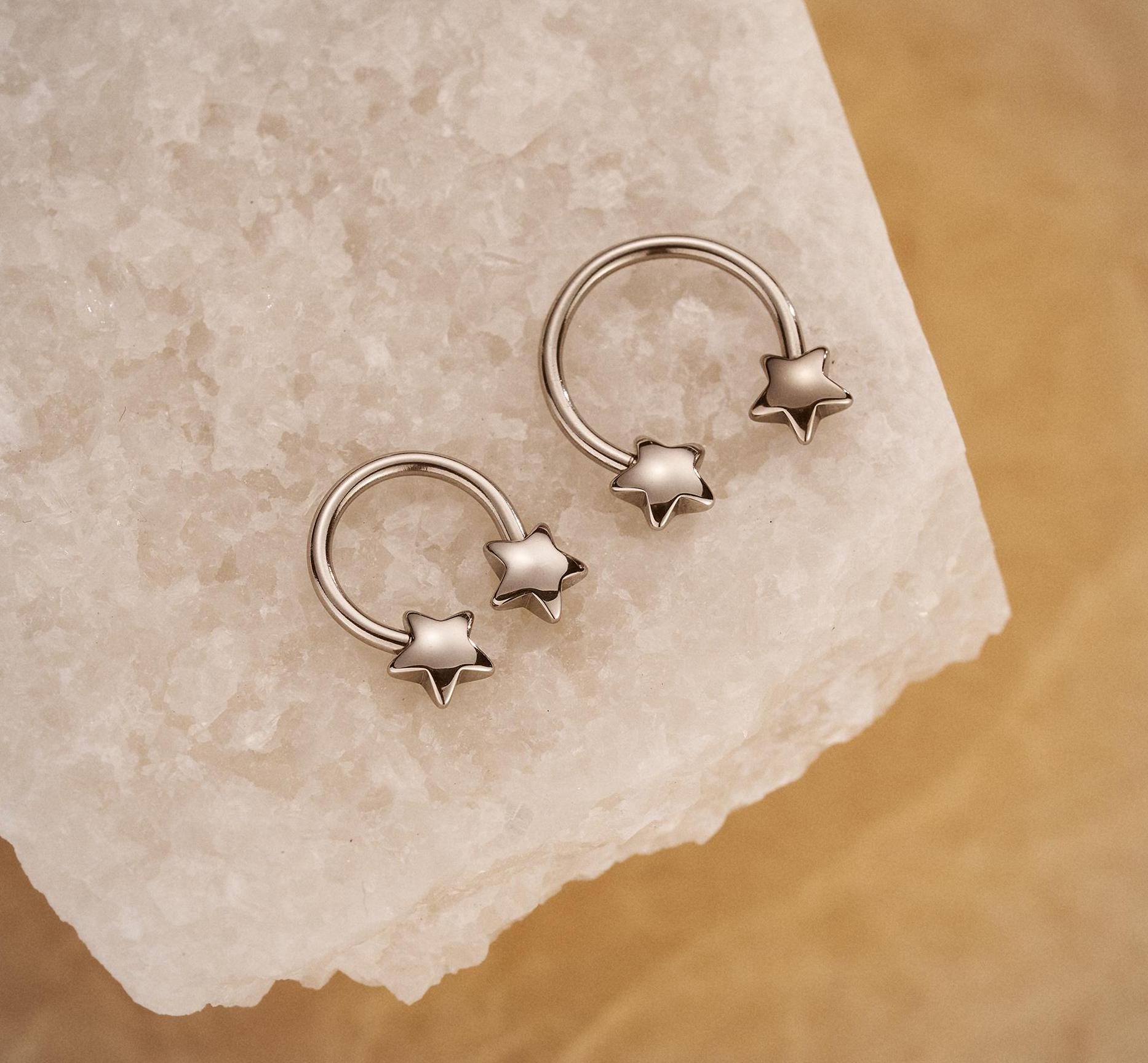 16G Septum Horseshoe Nose Ring Daith/helix/cartilage Earring Conch ...