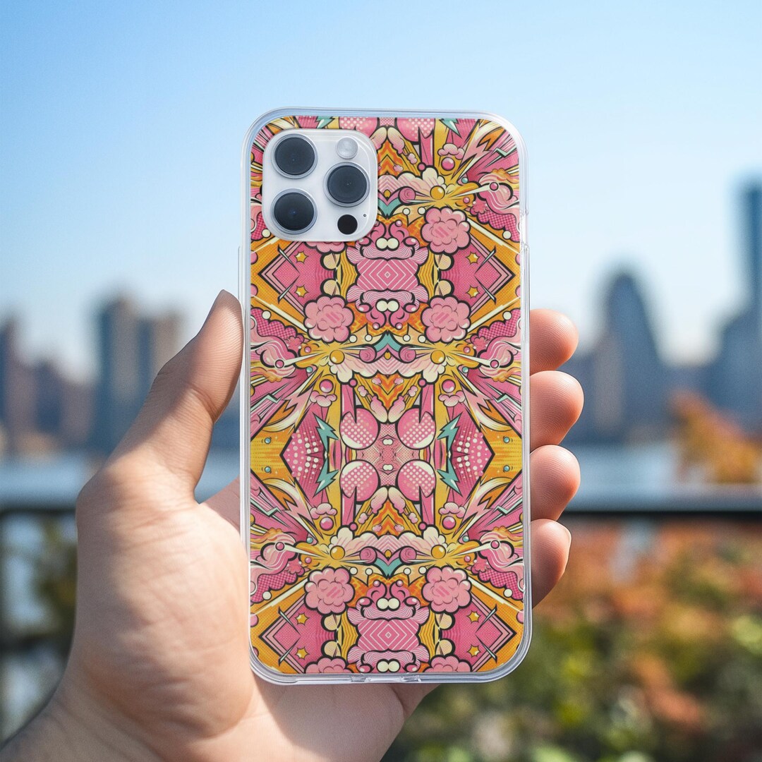 Comic Pop Art Flexi Case Retro Pop Art Slim Phone Case for iPhone 16 15 ...