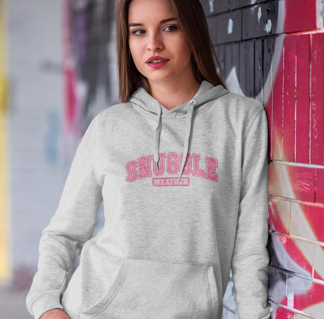 Snuggle Weather Hoodie | Cozy Fall Winter Sweatshirt | Autumn Warm ...