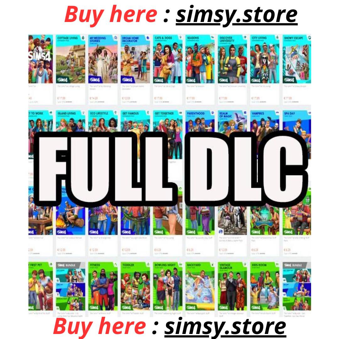 The Sims 4 Full DLC Bundle With Latest Packs All Expansions Packs ...
