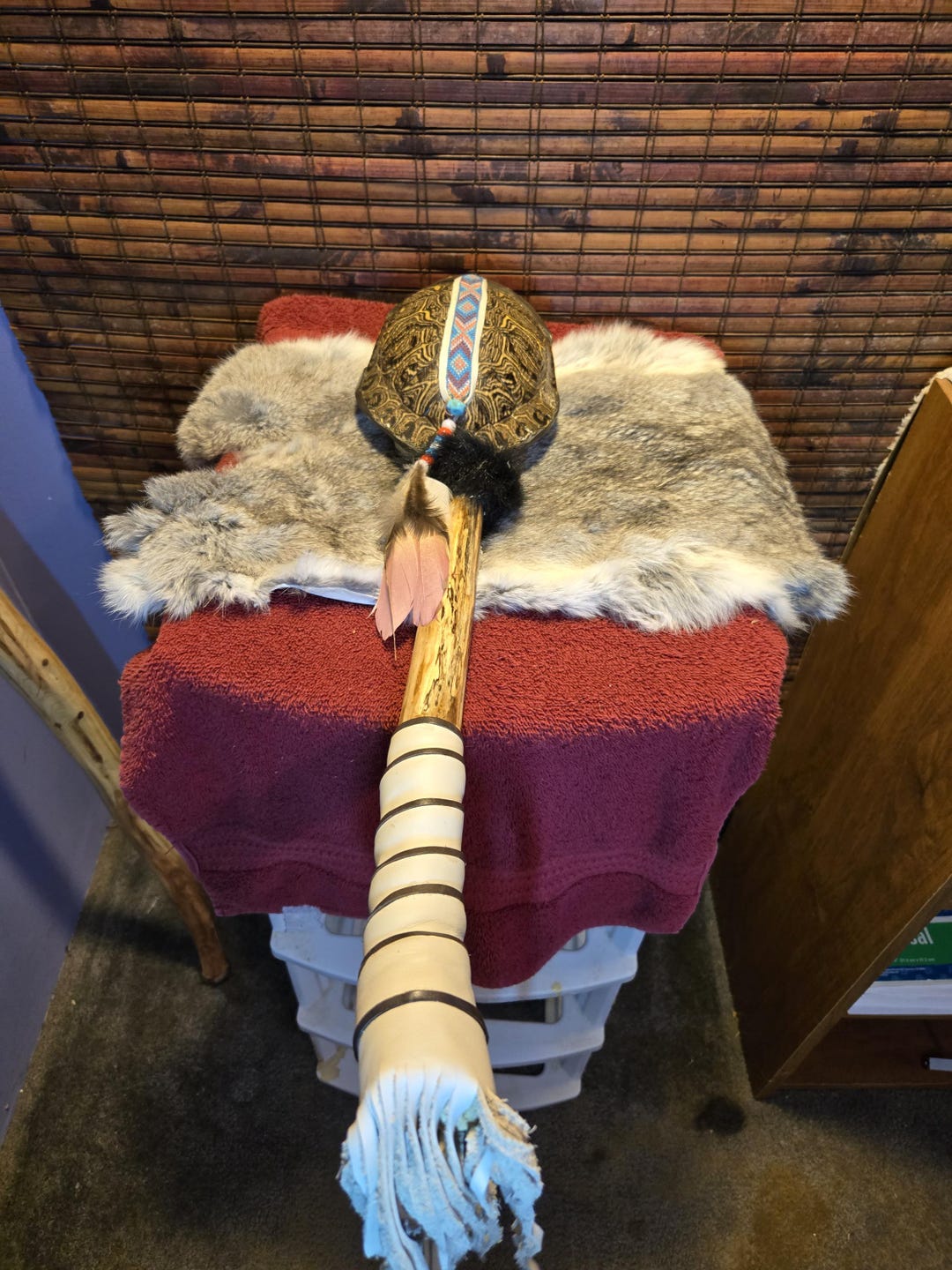 Native American Inspired Turtle Shell Rattle - Etsy