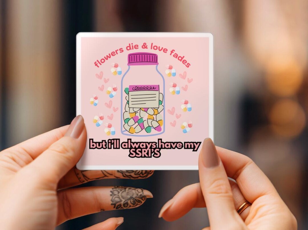 BPD Depression Antivalentine's Day Self Care Sticker, Valentines Day ...