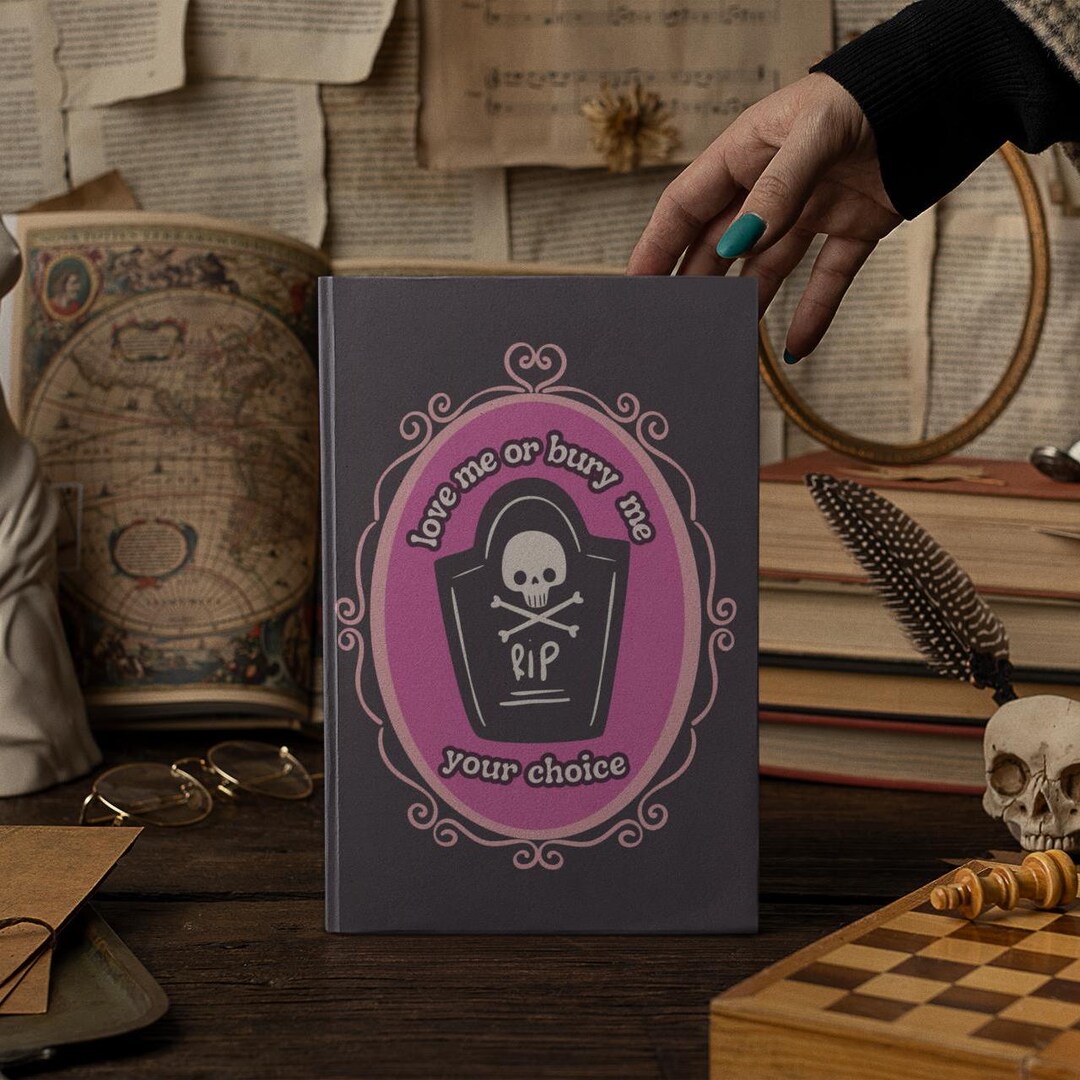 BPD Dark Humor Mental Health Soft Cover Journal I Funny Journal for ...