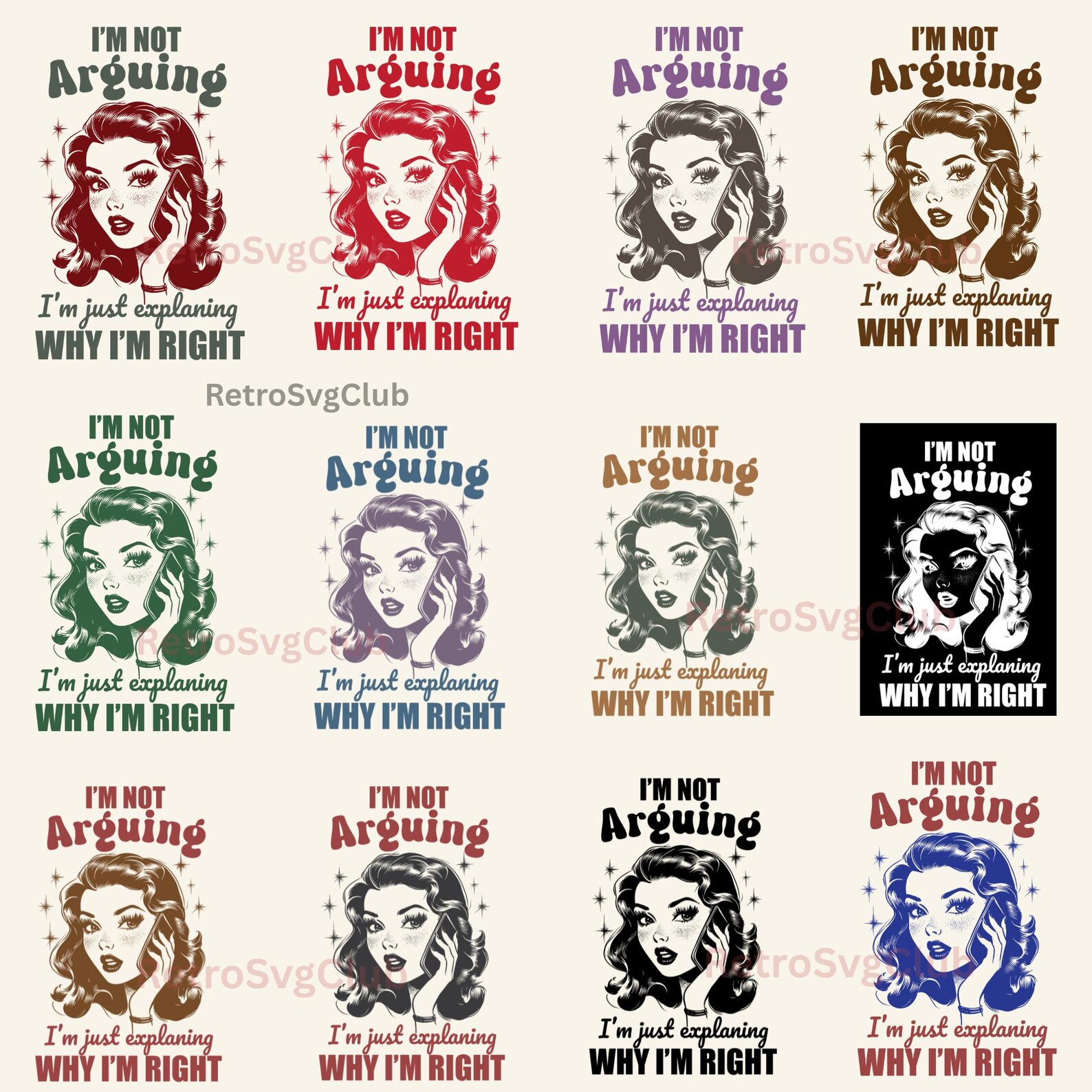 I'am Not Arguing I'm Just Explaning Why I'm Right Png Svg, Sassy Humor ...