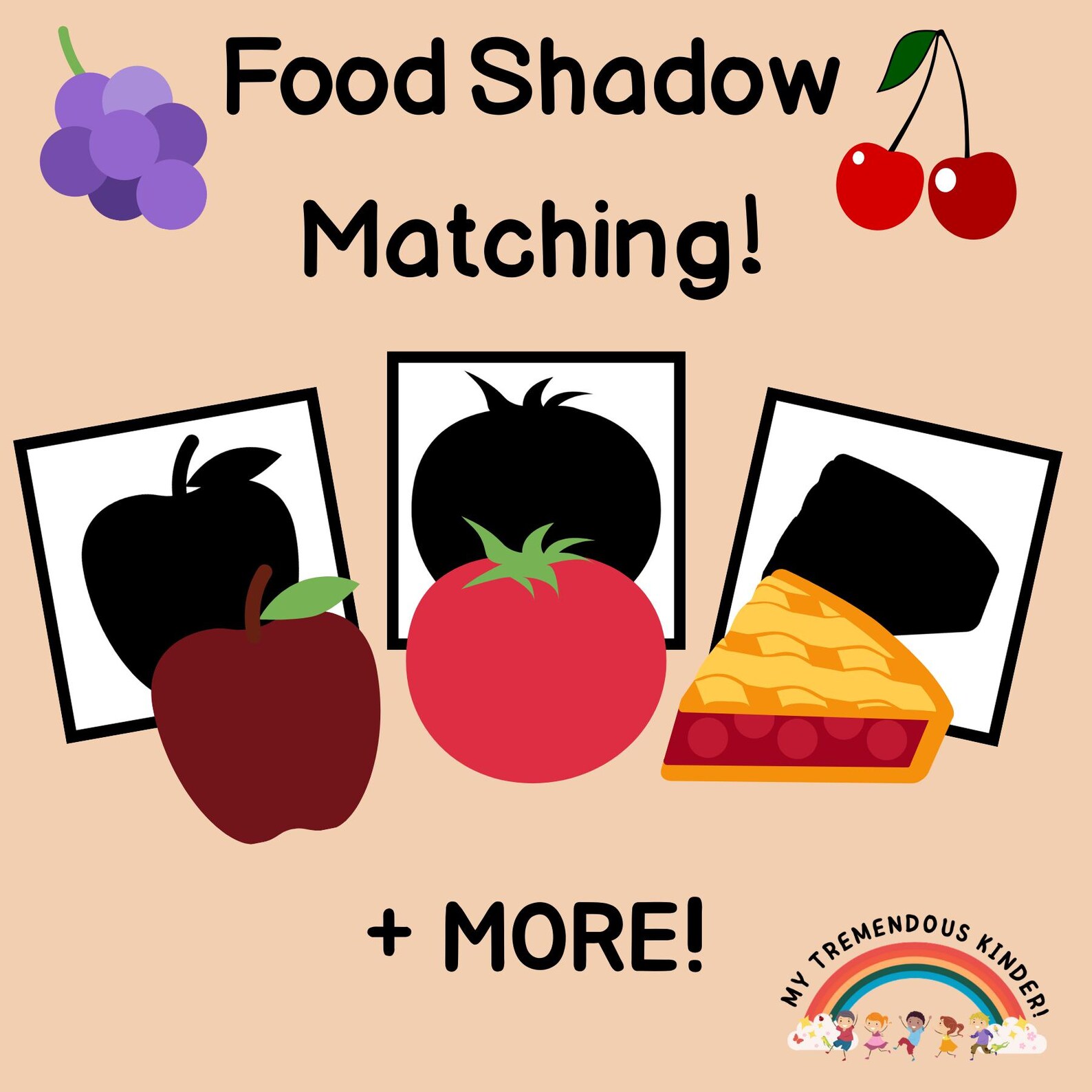 Food Matching Cards Food Matching Printable, Food Sorting Activity - Etsy
