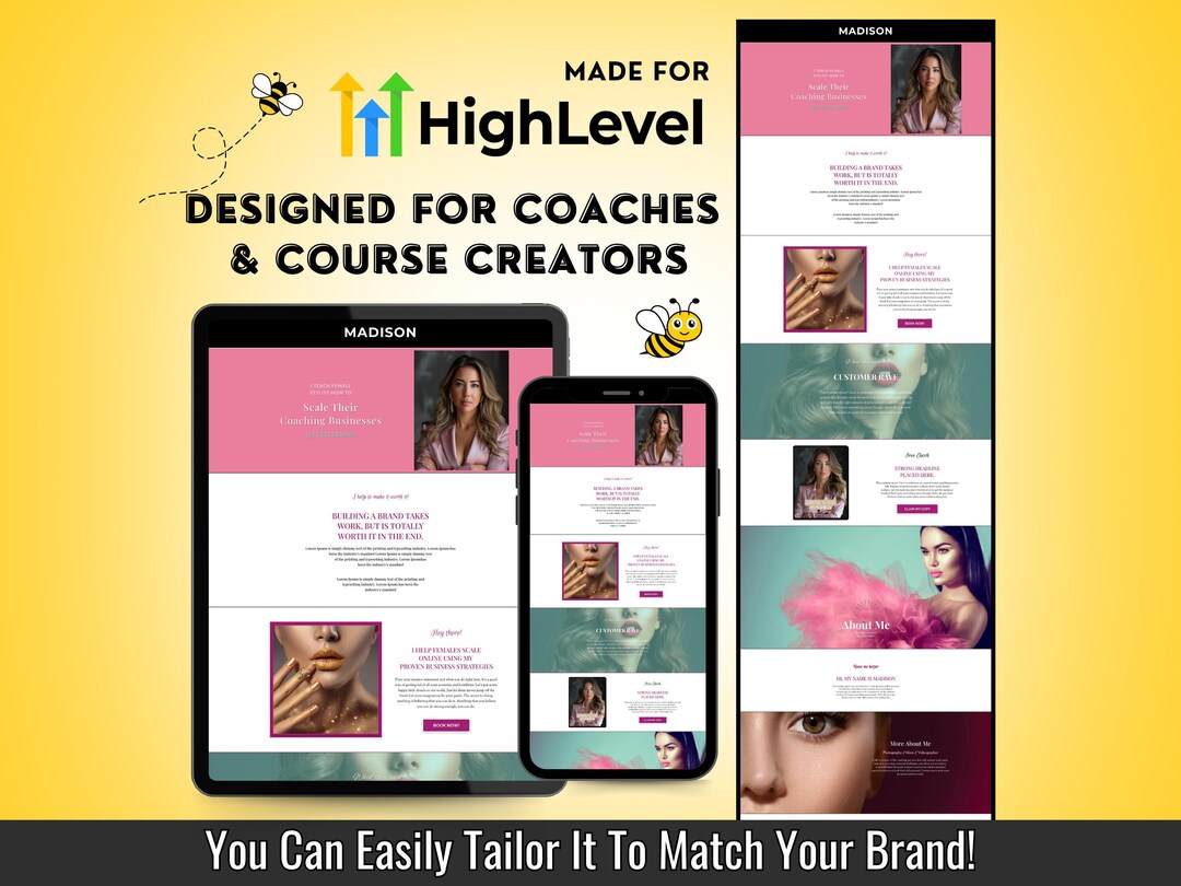 GHL 5 Day Challenge Funnel for Coaches, Go High-level Template ...