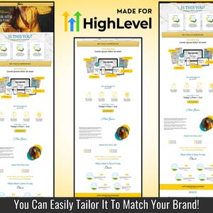 GHL Sales Funnel Template for Coaches, Course Creator Template, Digital ...