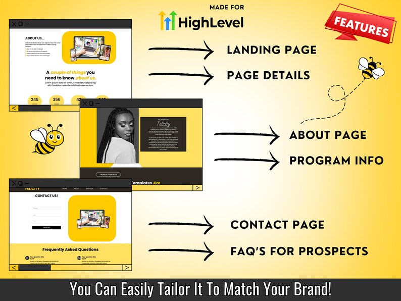 GHL Sales Funnel Template for Course Creators, Go High-level Funnel for ...