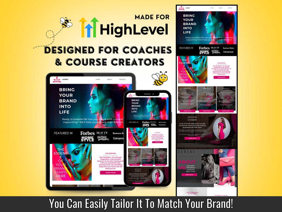 GHL Funnel Template for Course Creators, GHL Sales Funnel for Coaches ...