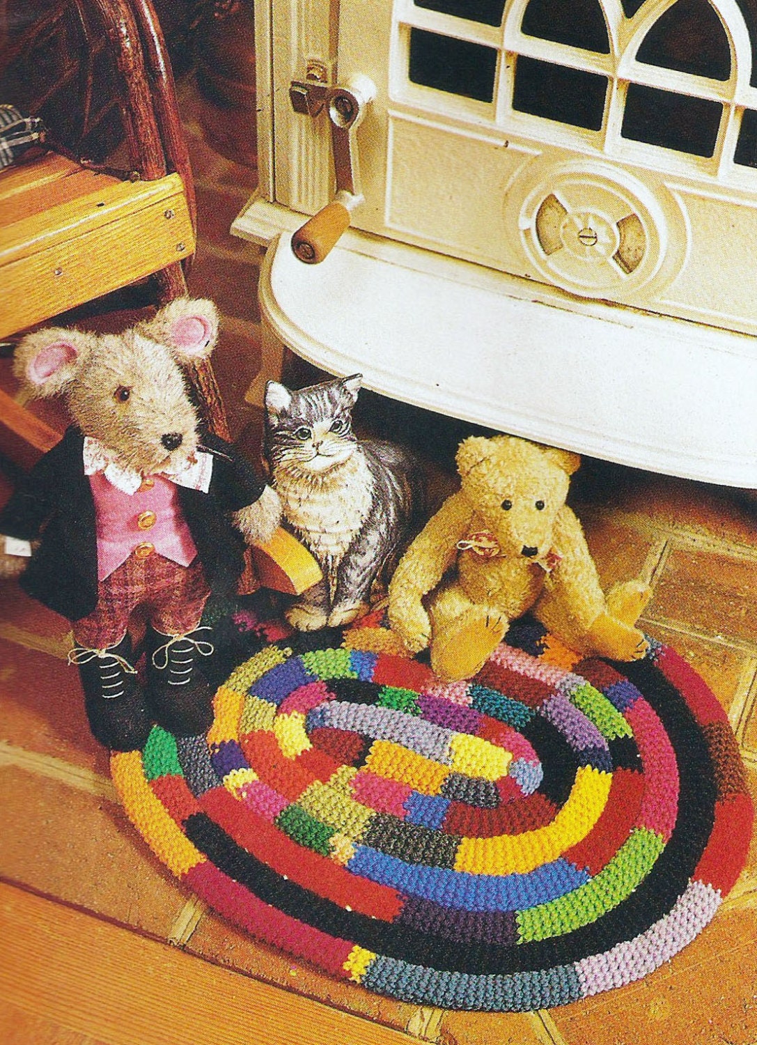 Rag Rug Welcome Mat, Crochet Vintage Pattern - Etsy