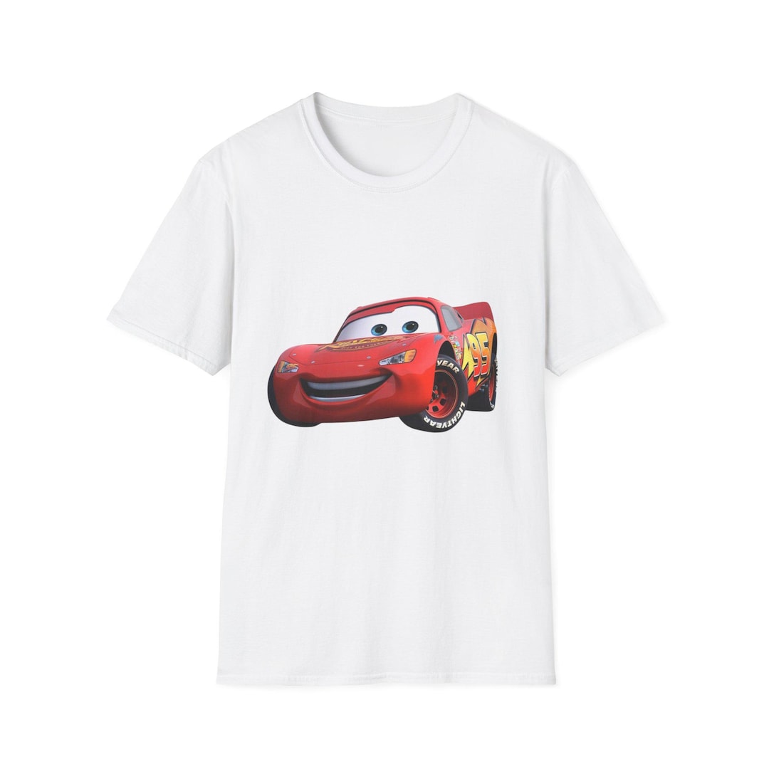 Lightning Mcqueen T-shirt Cool Cars T-shirt - Etsy
