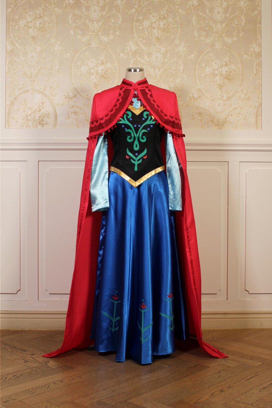 Anna Princess Frozen Dress Costume - Etsy