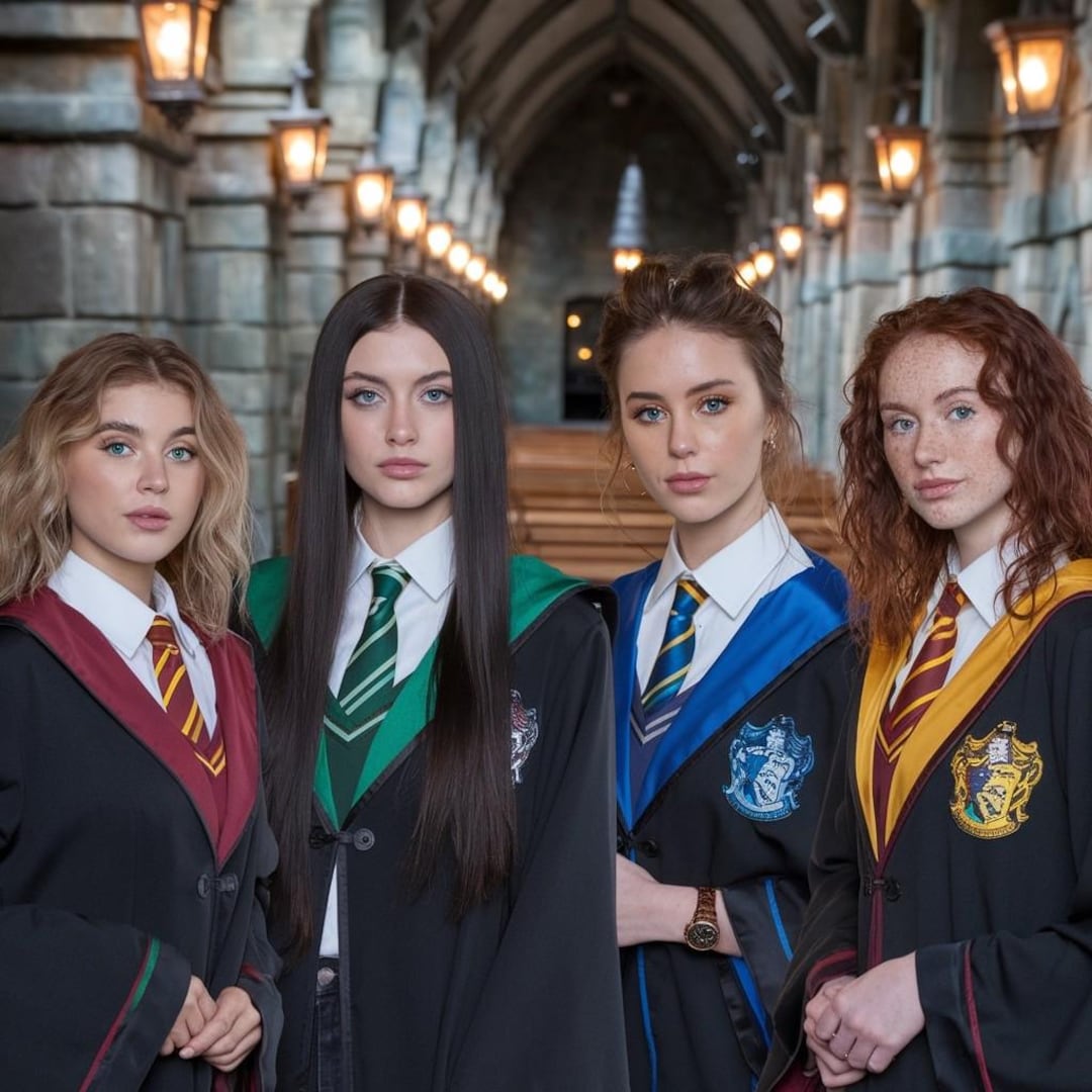 Wizard School Hogwarts-inspired Uniform Set Robe, Sweater, and Tie ...