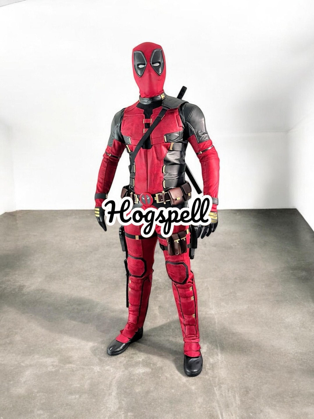 Deadpool Jumpsuit Costume - Etsy