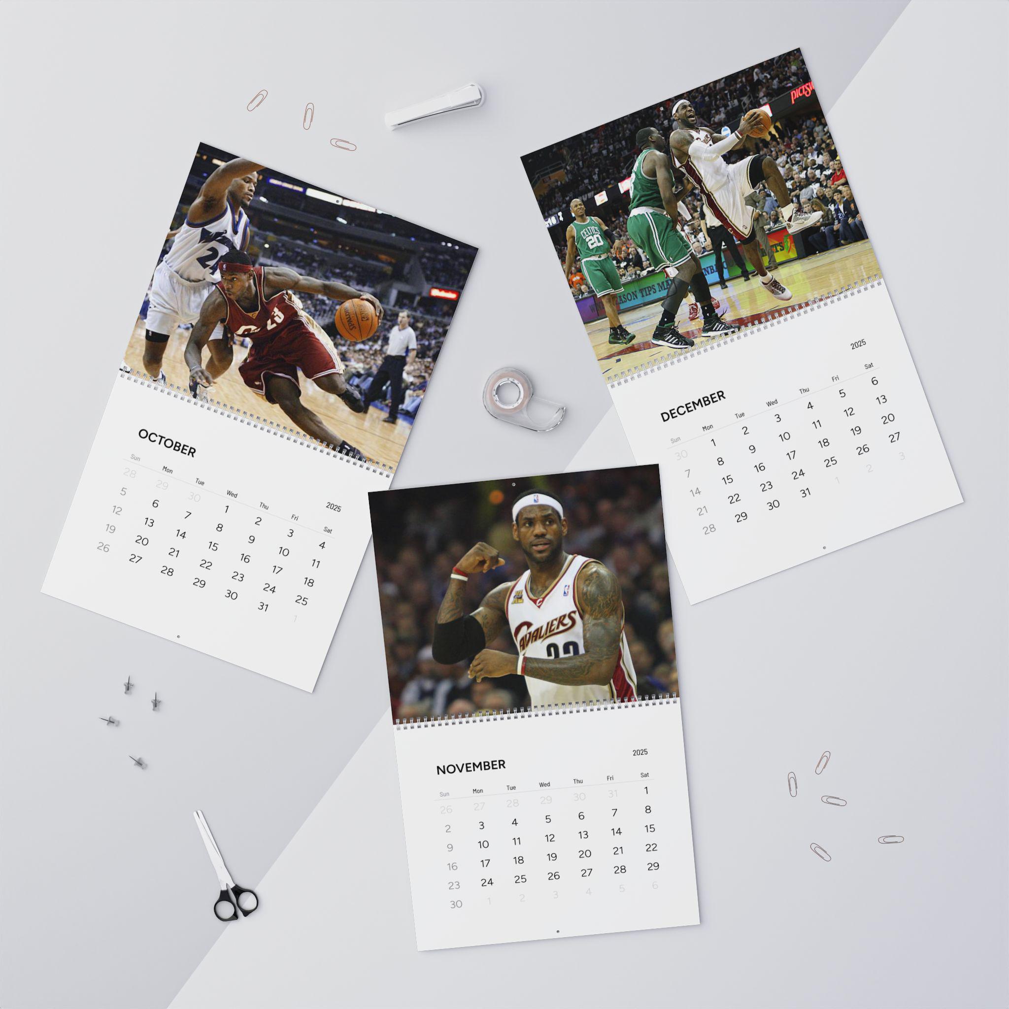 Wall Calendar 2025 Lebron James Era Iconic Cleveland Moments 2003-2010 ...