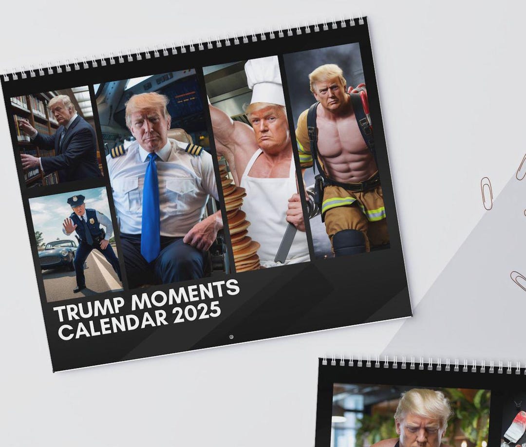 Trump Calendar Funny Trump Moments Wall Calendars 2025 - Etsy