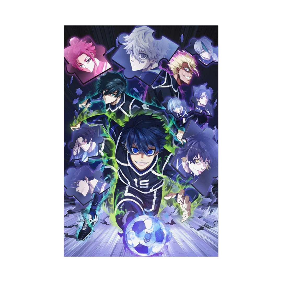 Blue Lock Anime Poster - Isagi Yoichi Wall Art for Fans, Home Decor ...