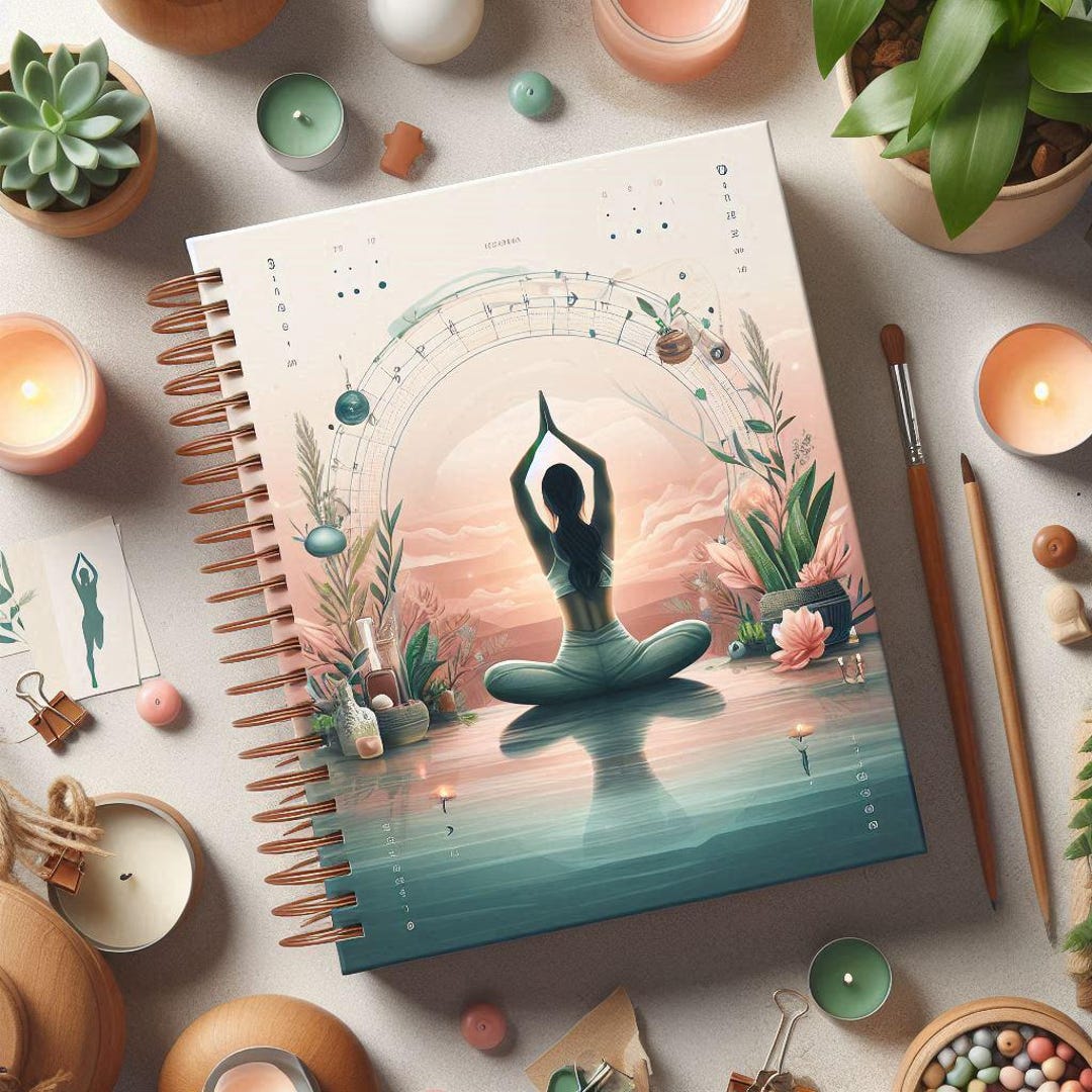 Yoga Journal Printable | 20 Pages Wellness Tracker | Yoga Practice ...