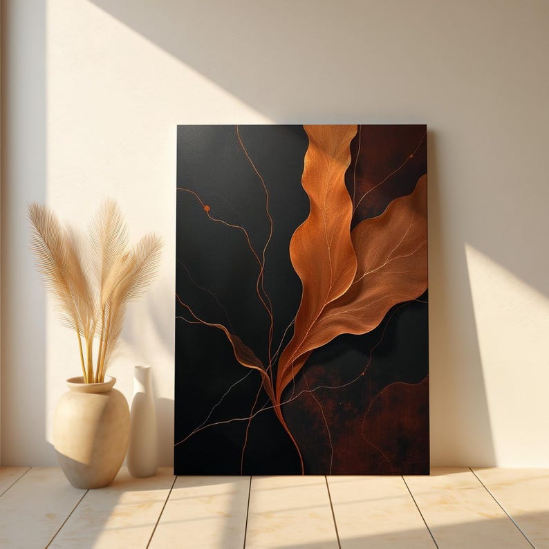 Boho Floral Digital Wall Art Set | Printable Home Decor | Modern ...