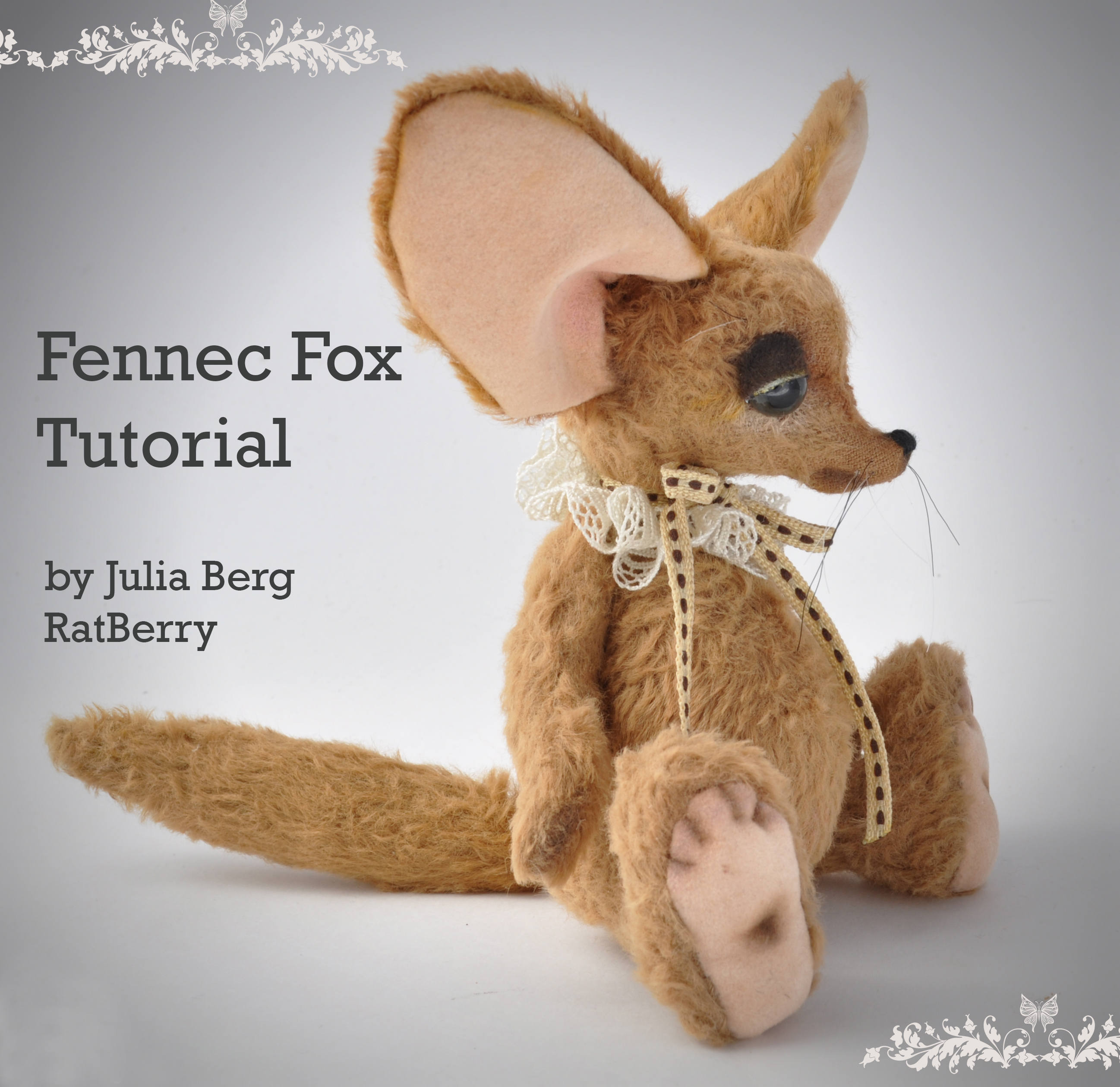 Fox stuff animal PATTERN Fox fennec sewing pattern Miniature | Etsy