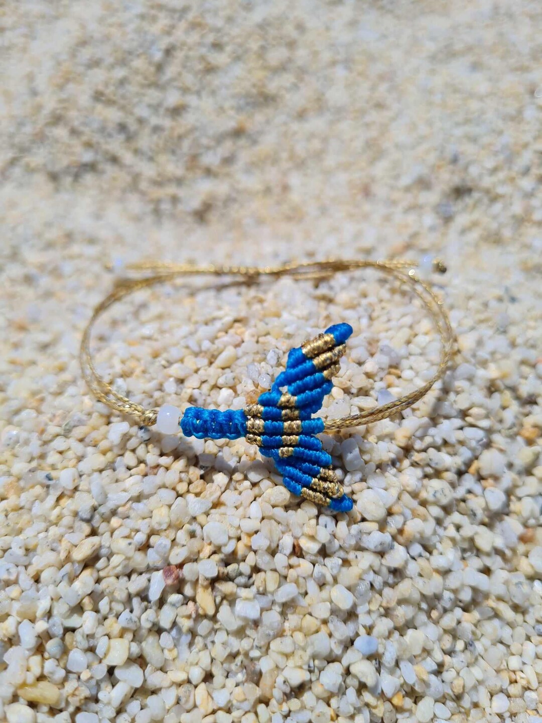 Handcrafted Macrame Mermaid Tail Bracelet - Colorful Boho Jewelry for ...