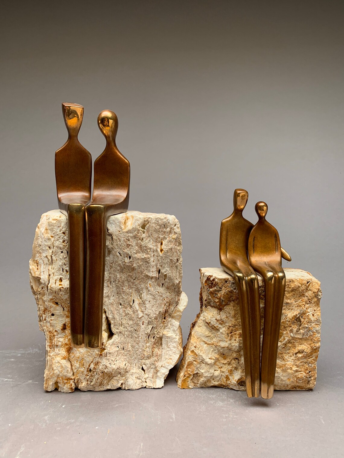 Together Bronze Sculpture 9.5 Head to Toe Precious Gift | Etsy