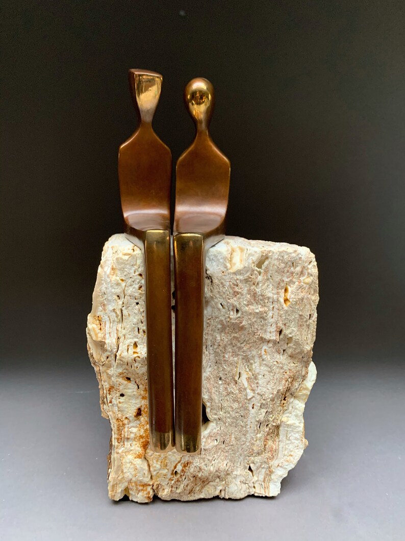 Together | Bronze Sculpture | 9.5” Head to Toe | Precious Gift for Her ...