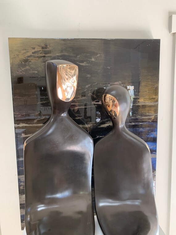 The Two of Us life size sculpture made of fine art silicon | Etsy