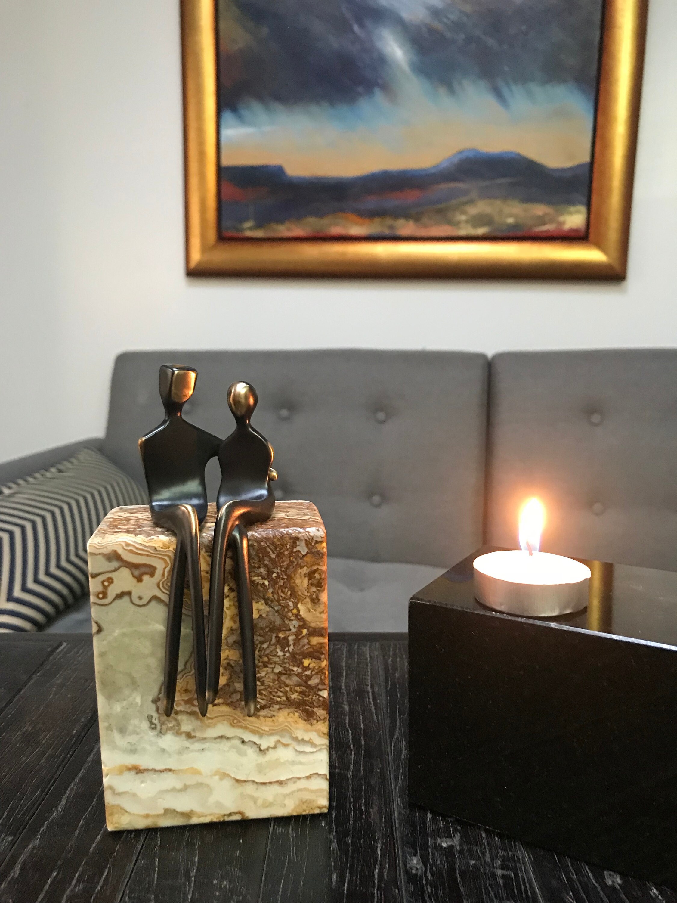 Sacred Trust: a bronze sculpture gift for him and spiritual | Etsy