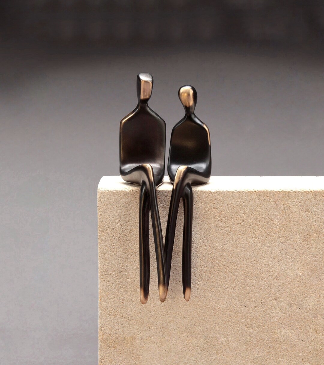 Sacred Trust: a Bronze Sculpture Gift for Him and Spiritual Metal Art ...