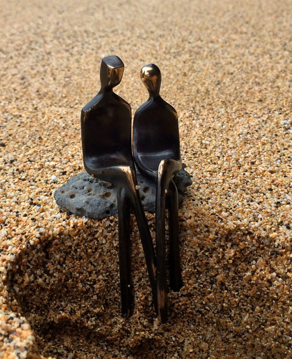 Sacred Trust: a bronze sculpture gift for him and spiritual | Etsy