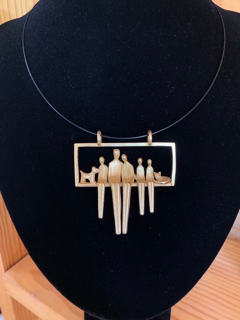 Companion Pendant to My Couple and Family Sculpture Portraits. | Etsy