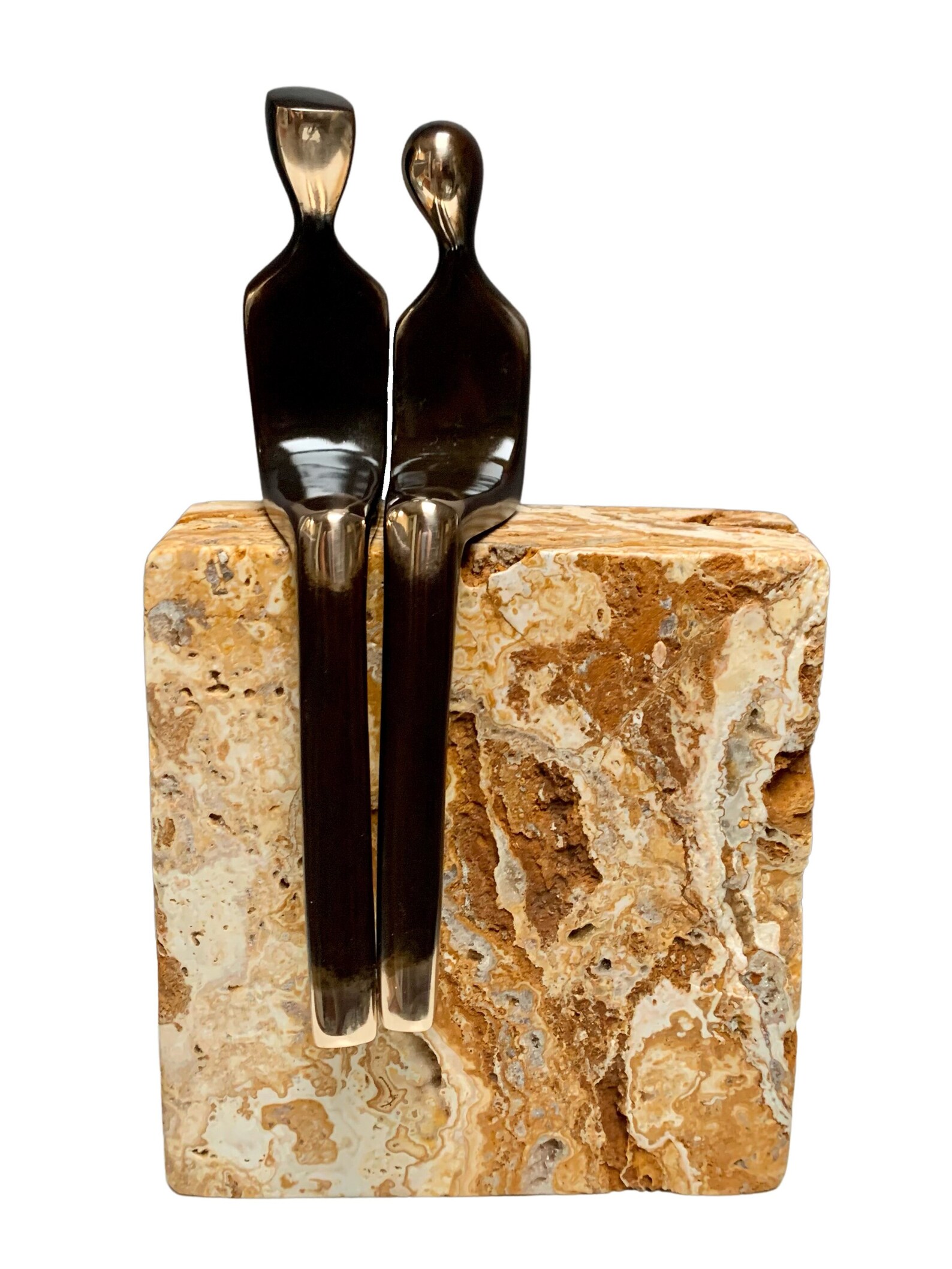 Together | Bronze Sculpture | 9.5” Head to Toe | Precious Gift for Her ...