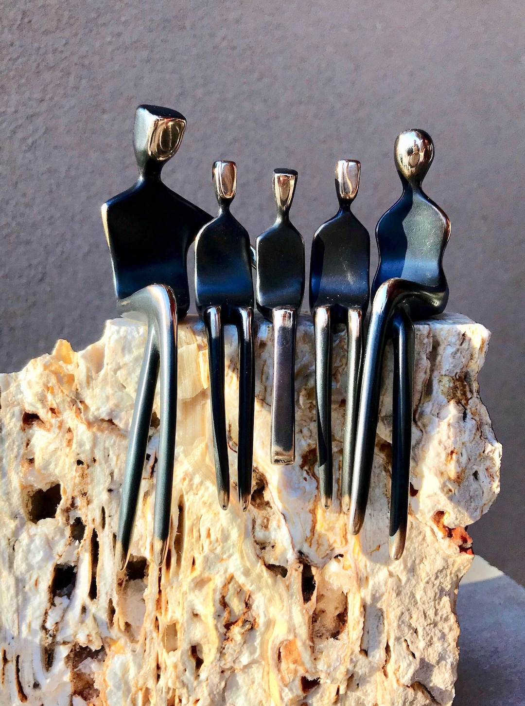 Custom Bronze Family Sculpture – Personalized Metal Portrait - Etsy