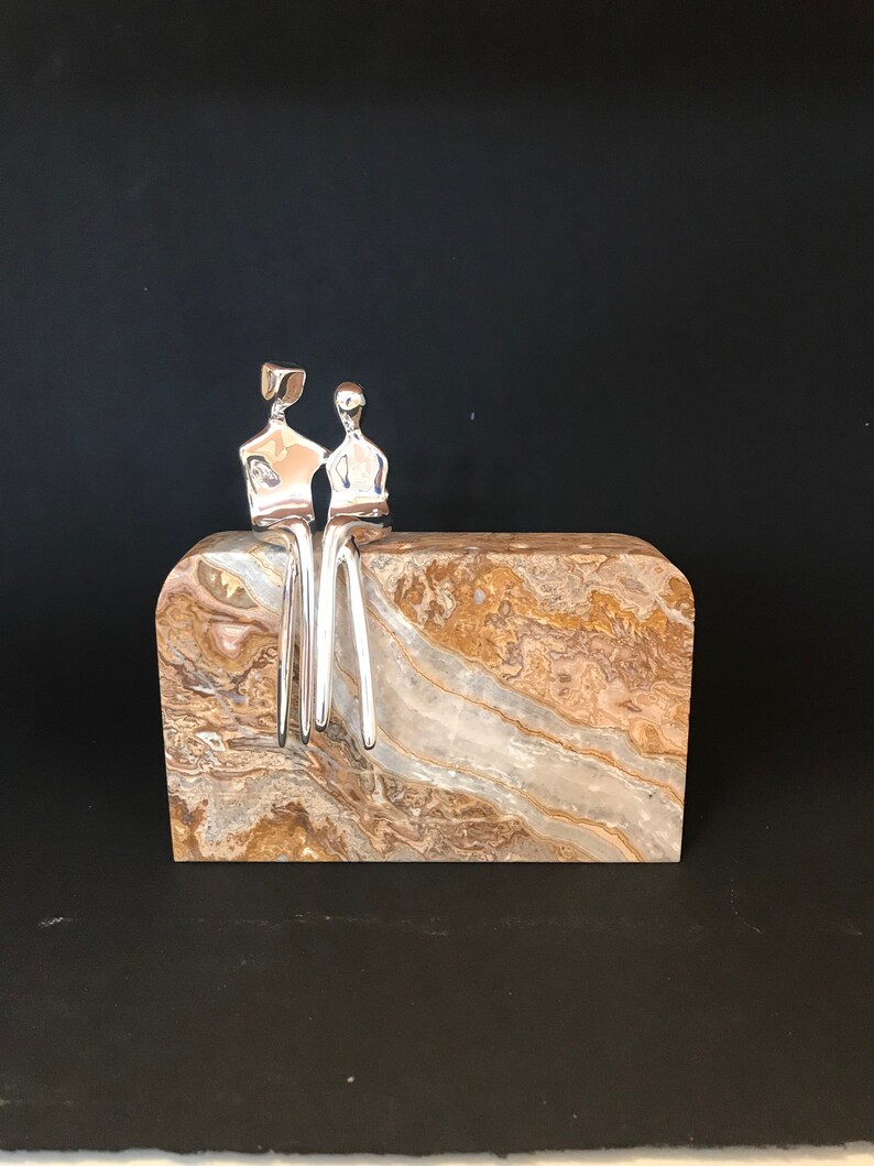 Collectible Silver Figurines Silver Sculpture With Loving | Etsy
