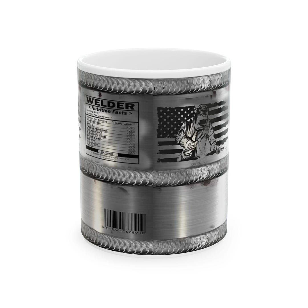 Custom Welder Ceramic Mug, Welding Gift Idea, Personalized Coffee Cup ...