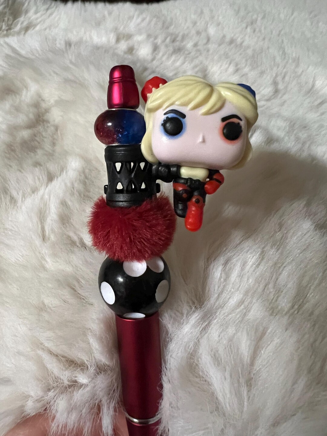 Harley Quinn Mini Funko Beaded Pen - Etsy