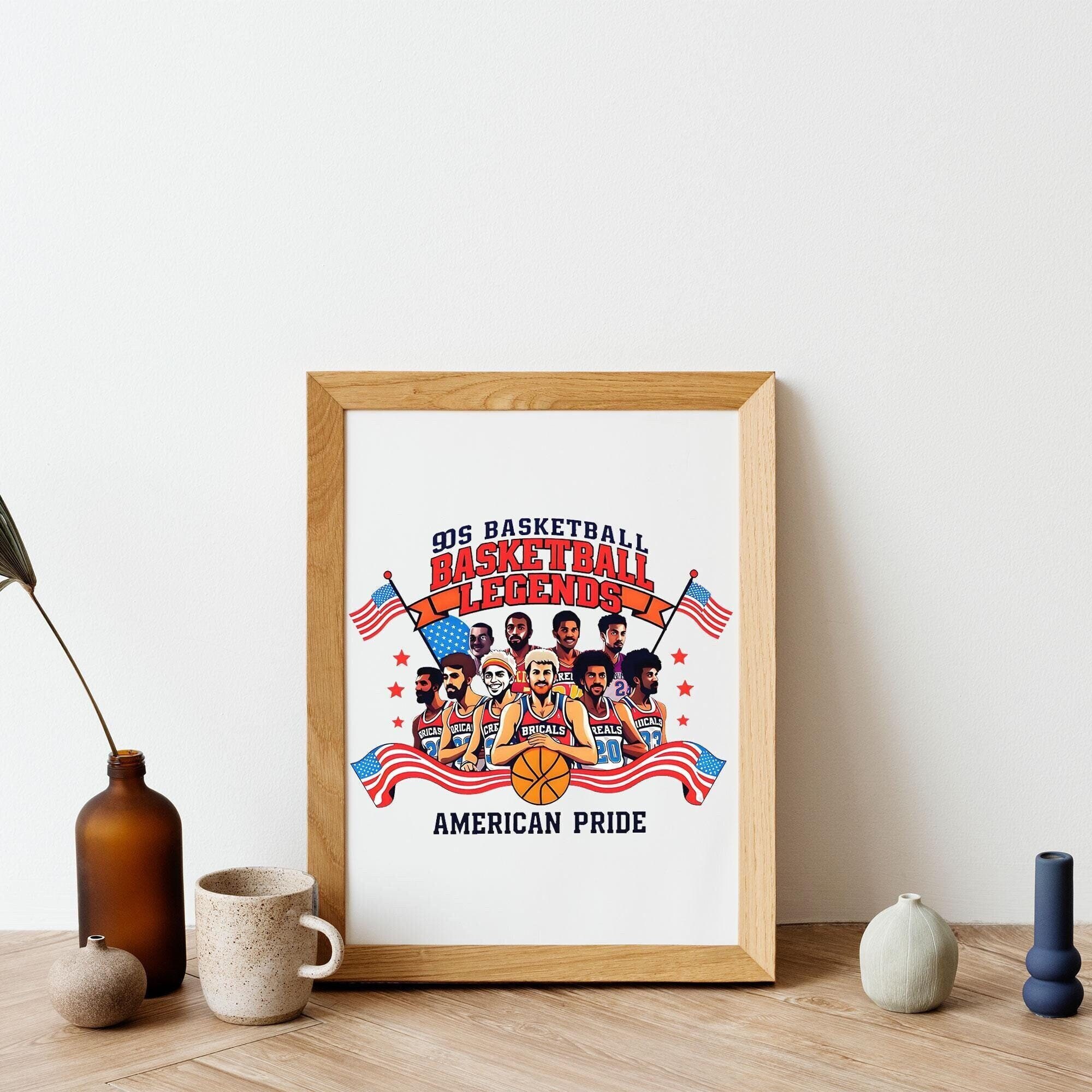 Dream Team Poster Digital Download, Basketball T-shirt 300dpi PNG, Fans ...