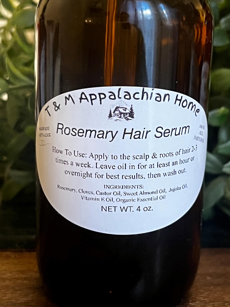 Rosemary Hair Serum: All Natural, Organic Oil Blend - Etsy