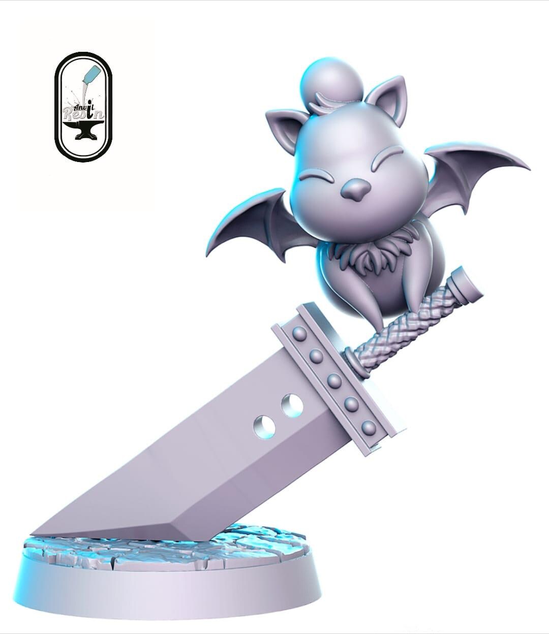 Rn Estudio-final Fantasy Moogle - Etsy