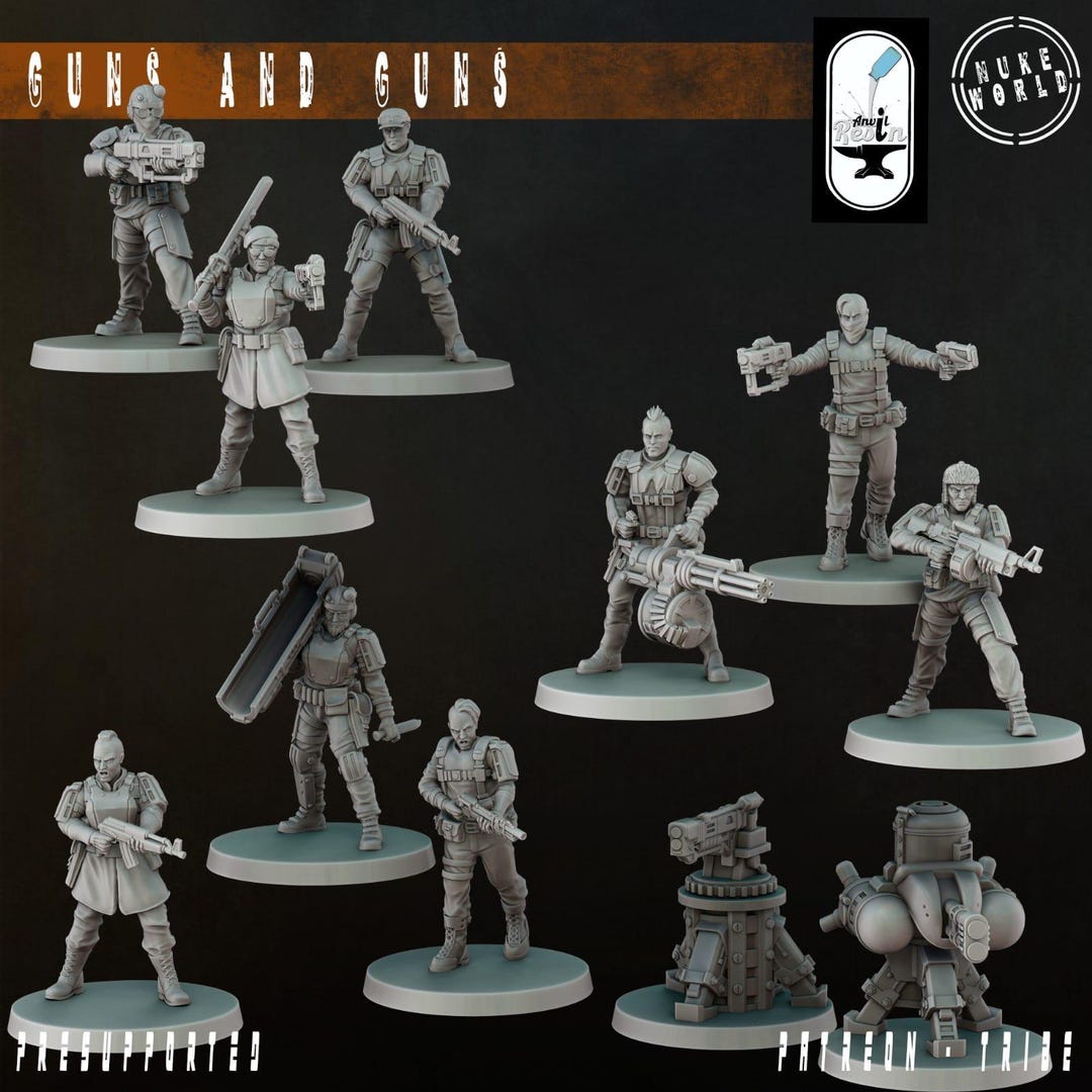 Nuke World - Fallout Gunner - Etsy