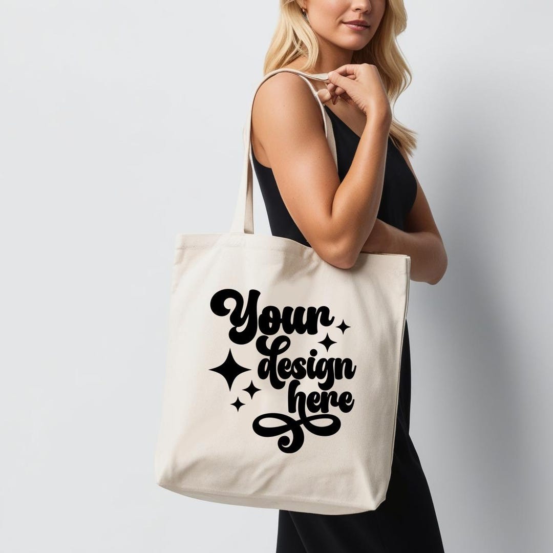 Tote Bag Mockup Canvas Tote Bag Mock up Purse Mockup Lady Teacher ...