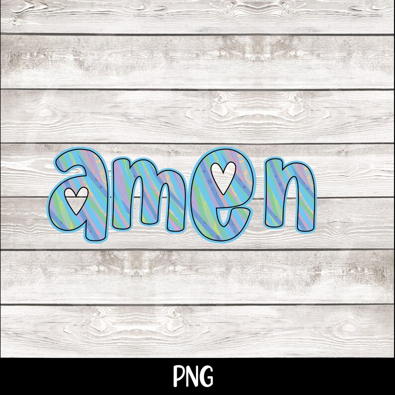 Colorful Amen PNG, Retro Amen Png, Amen Png, Jesus Png, Hydrangeas ...