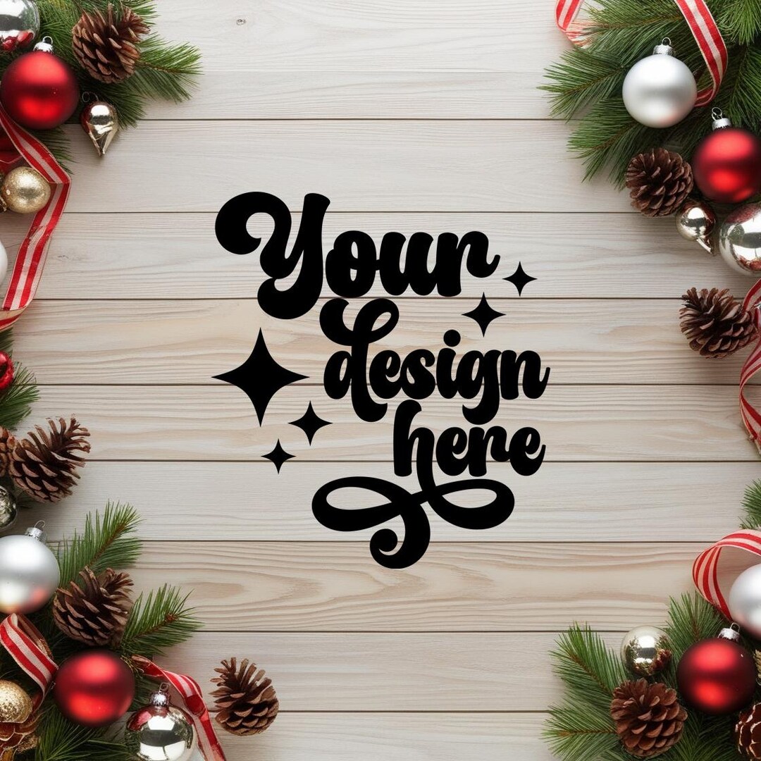 Various Wooden Plank Christmas Mockup Wood Mock up Christmas Mockup ...
